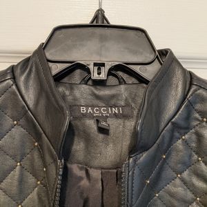 Baccini | Jackets & Coats | Baccini Leather Jacket | Poshmark